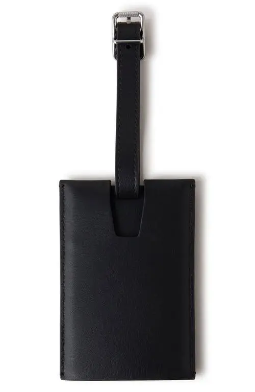 Mulberry Leather Luggage Tag
