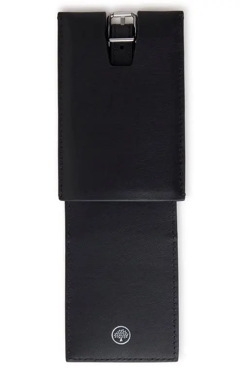 Mulberry Leather Luggage Tag