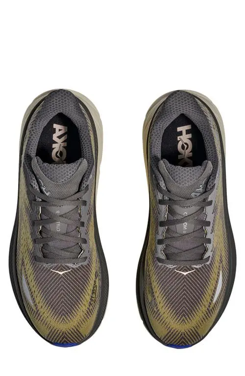 HOKA® Clifton Gore-tex® Running Shoe - Gravel/eggshell