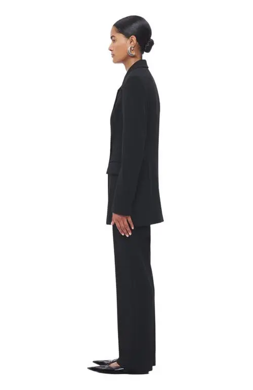 Another Tomorrow Jersey Jacket - Black