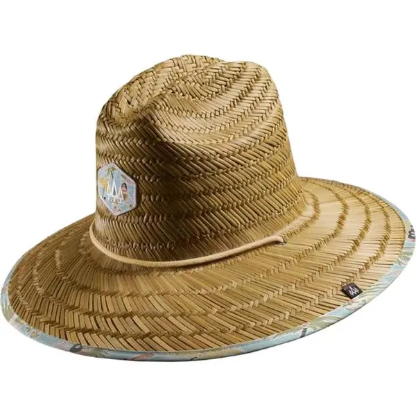 HEMLOCK HAT CO Islander Straw Lifeguard Hat - Hula Dolphin