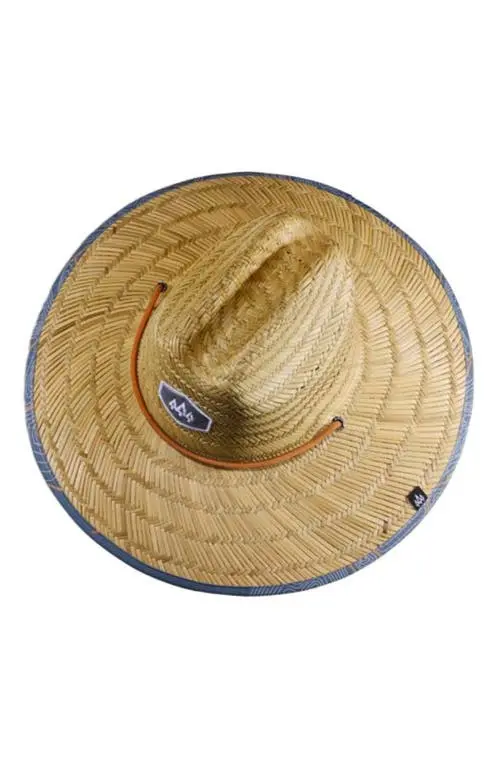 HEMLOCK HAT CO Nomad Straw Lifeguard Hat - Topography Map
