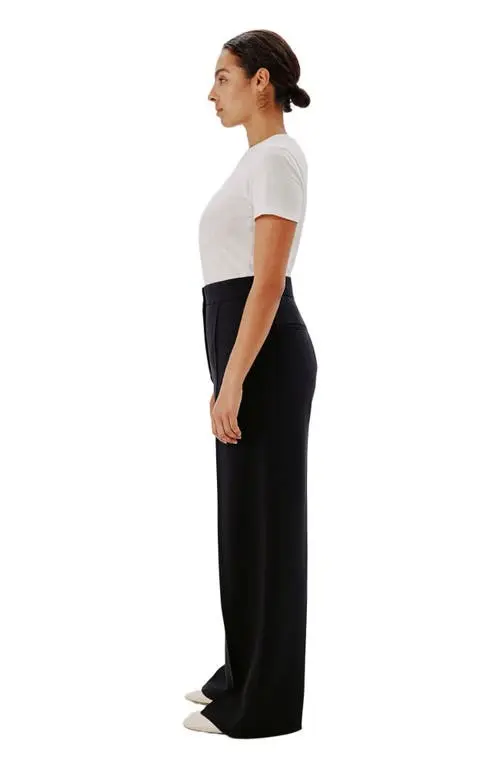 Another Tomorrow Doppio Wide Leg Pant