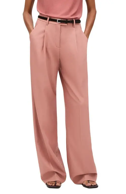 Another Tomorrow Relaxed Wide-leg Wool Trousers