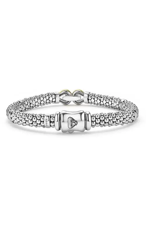 Lagos Derby Diamond Rope Bracelet - Two-tone