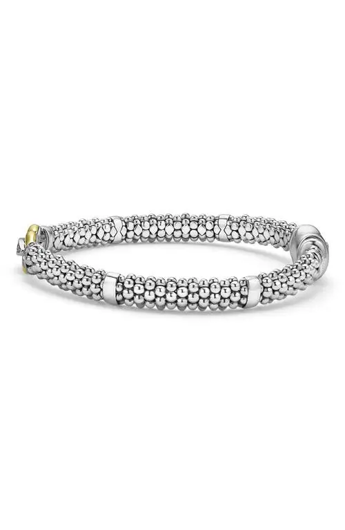 Lagos Derby Diamond Rope Bracelet - Two-tone