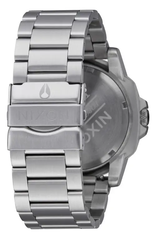 Nixon 44mm Bracelet Watch - Silver / Black