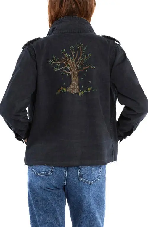 BILLY T Tree Power Embroidered Jacket - Almost Black