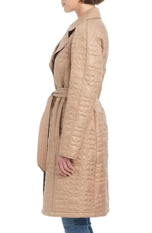 Kate Spade New York Belted Quilted Coat