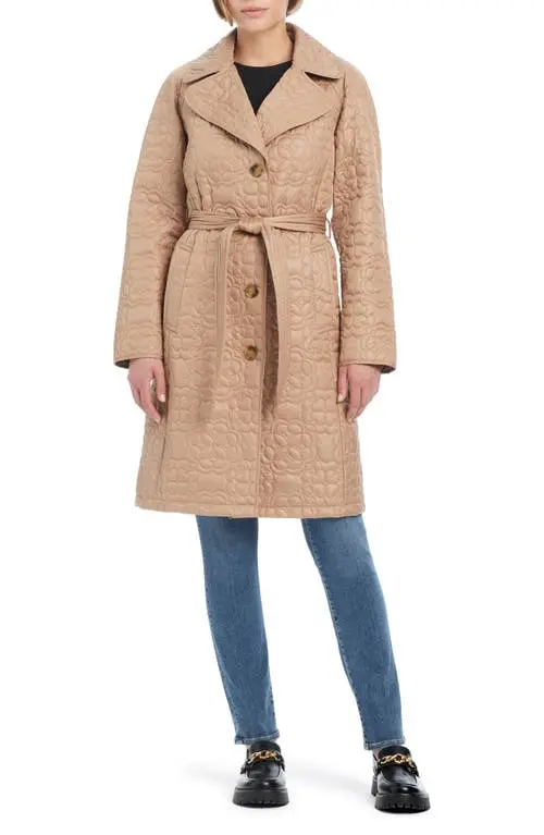 Kate Spade New York Belted Quilted Coat