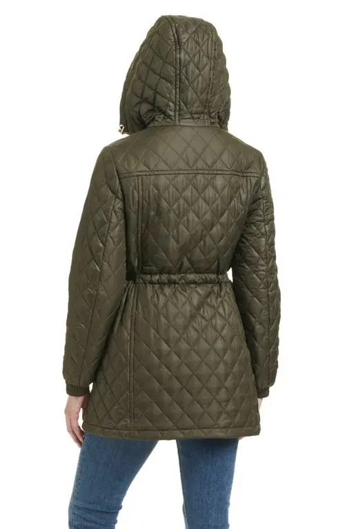 Kate Spade New York Water-resistant Diamond Quilted Jacket