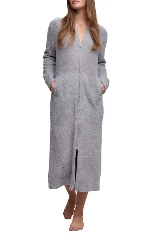 Barefoot Dreams Cozychic™ Front Zip Robe - Pewter