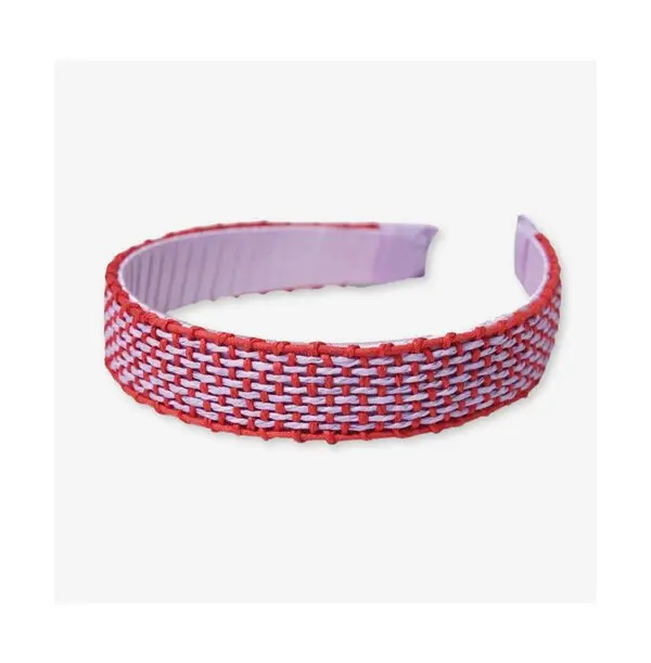 INK+ALLOY Caroline Raffia Headband - Orange