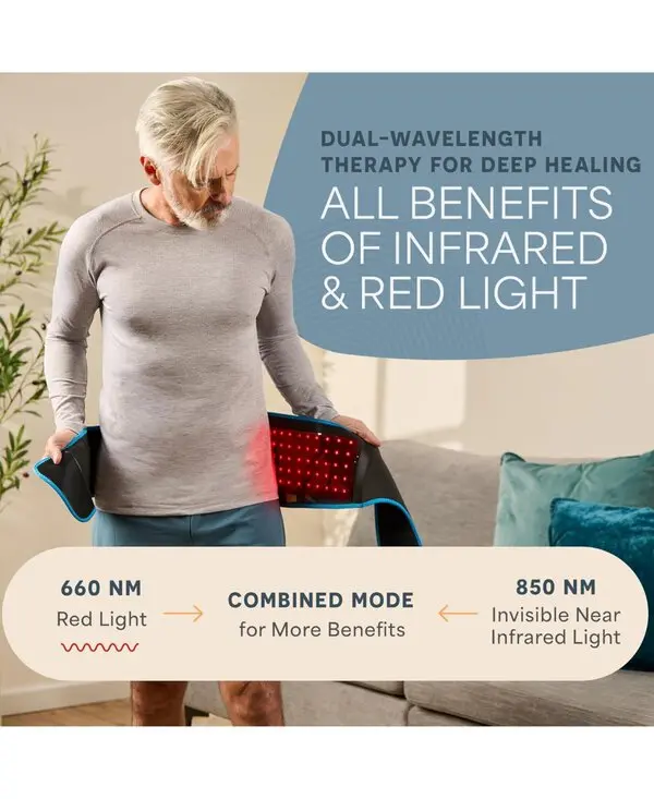 LIFEPRO Red Light Therapy Belt - Black