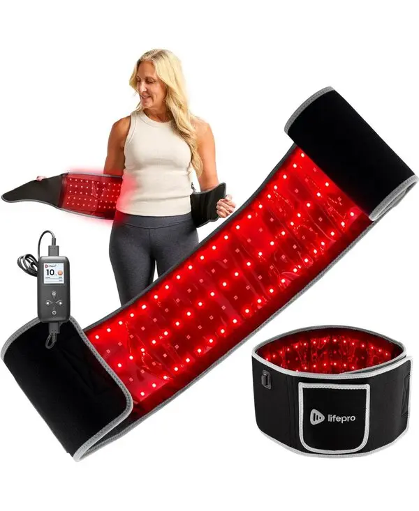 LIFEPRO Red Light Therapy Belt - Charcoal