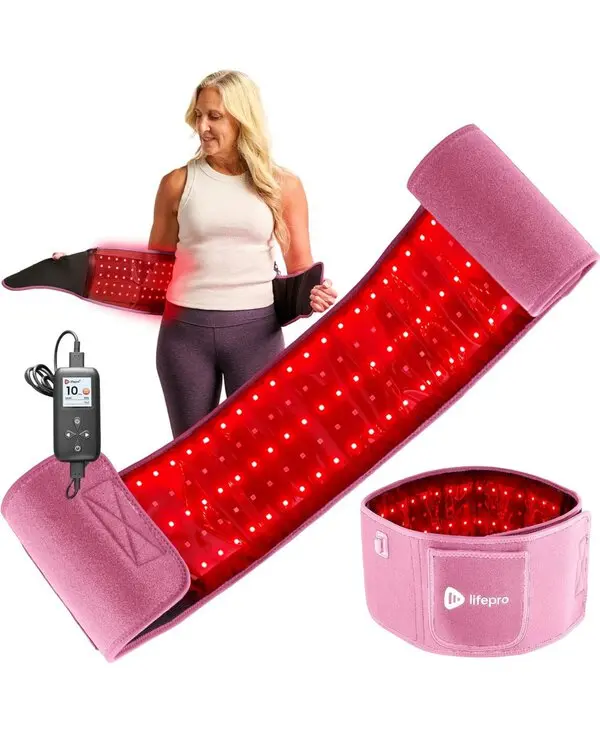 LIFEPRO Red Light Therapy Belt - Pink