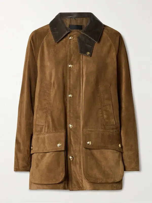 NILI LOTAN Kedem Suede Jacket