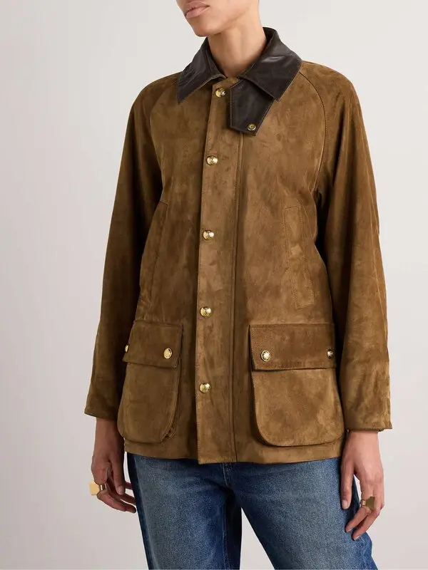 NILI LOTAN Kedem Suede Jacket