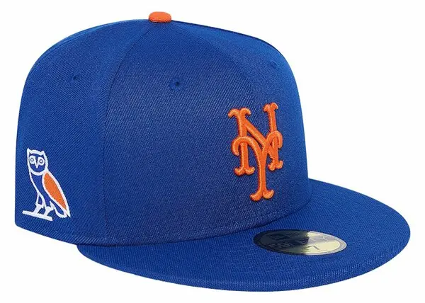 OVO X Mlb New York Mets New Era Cap - Blue