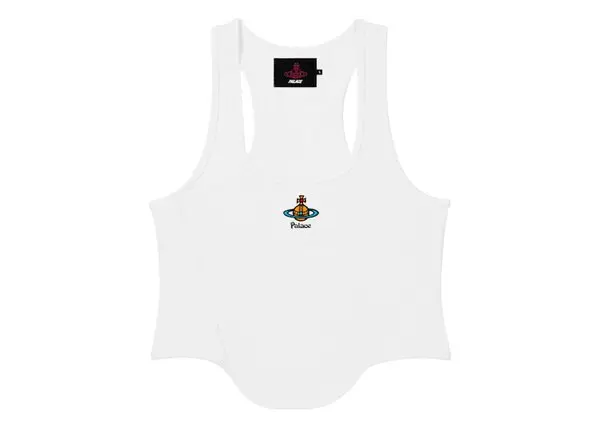PALACE X Vivienne Westwood Corset Rib Vest - White