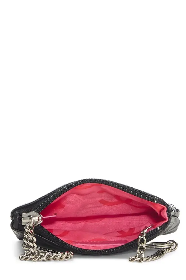 Chanel Quilted Calfskin Cambon Key Pouch