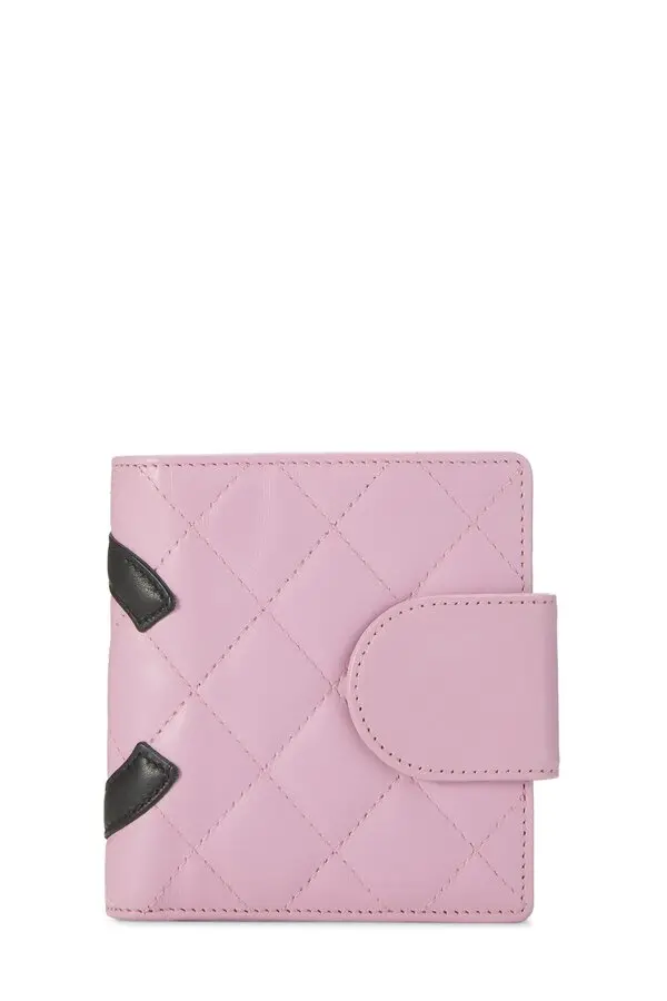 Chanel Quilted Calfskin Cambon Compact Wallet