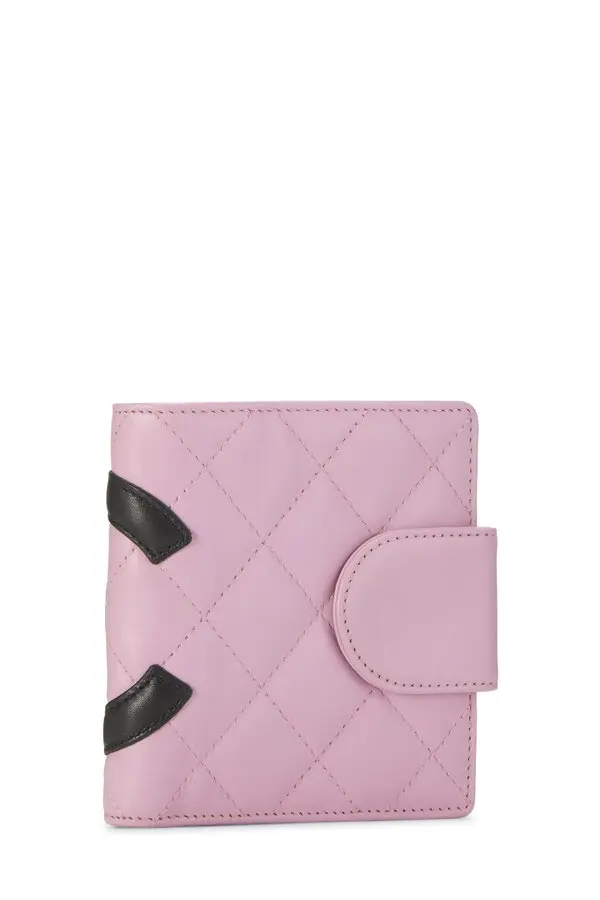 Chanel Quilted Calfskin Cambon Compact Wallet