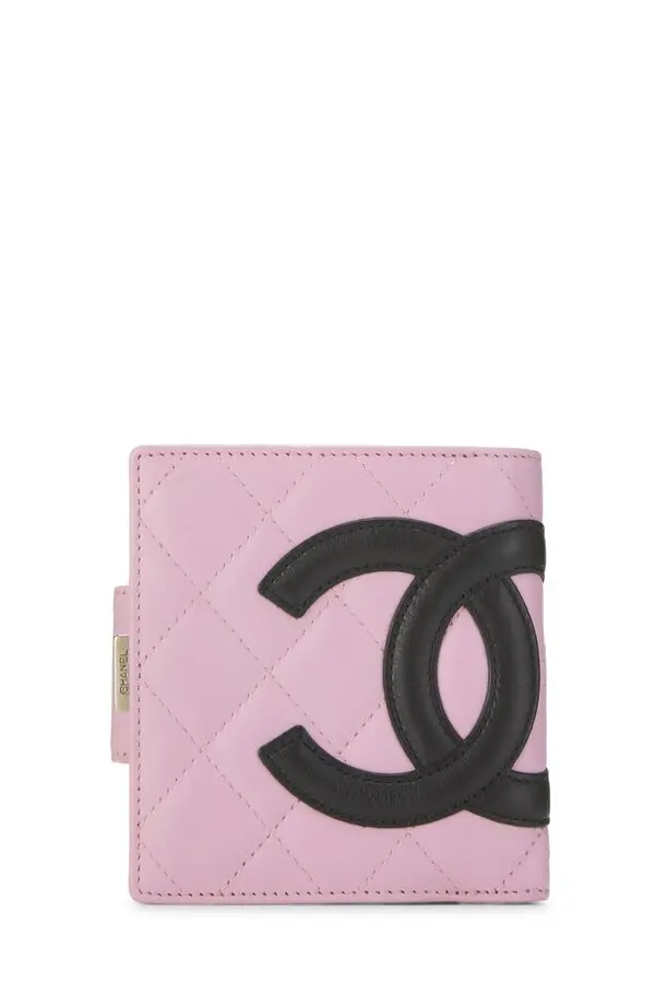 Chanel Quilted Calfskin Cambon Compact Wallet