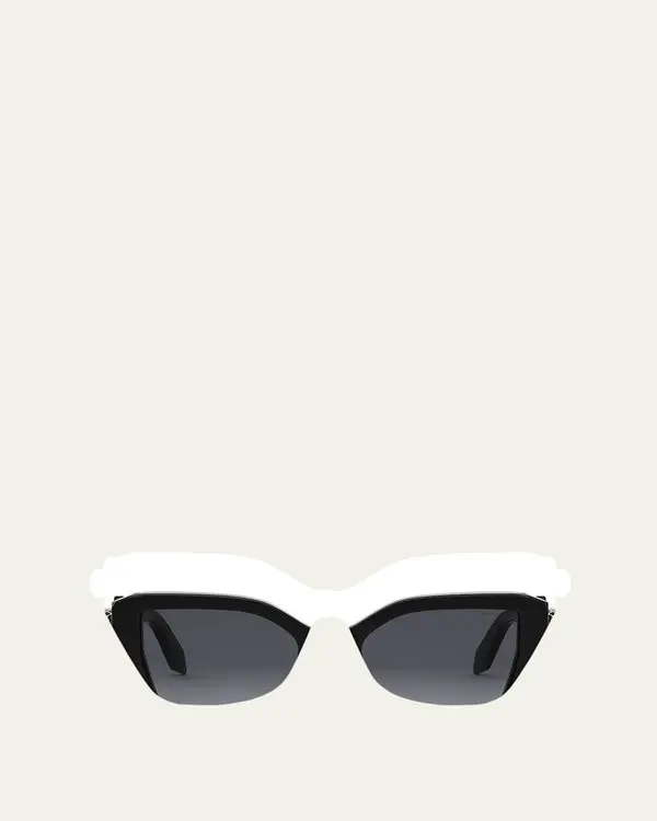 BVLGARI Serpenti Butterfly Sunglasses - Shiny Black  Gradient Smoke