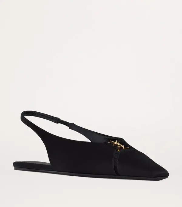 Saint Laurent Babylone Slingback Flats