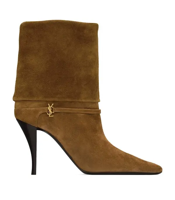 Saint Laurent Vicky Ankle Boots 90