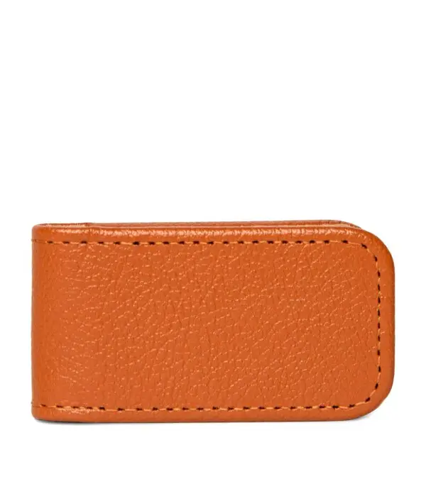 ETTINGER Leather Capra Money Clip - Brown