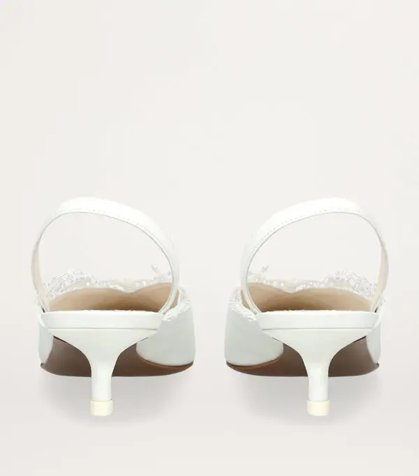 NEOUS Irena Slingback Pumps - Ivory