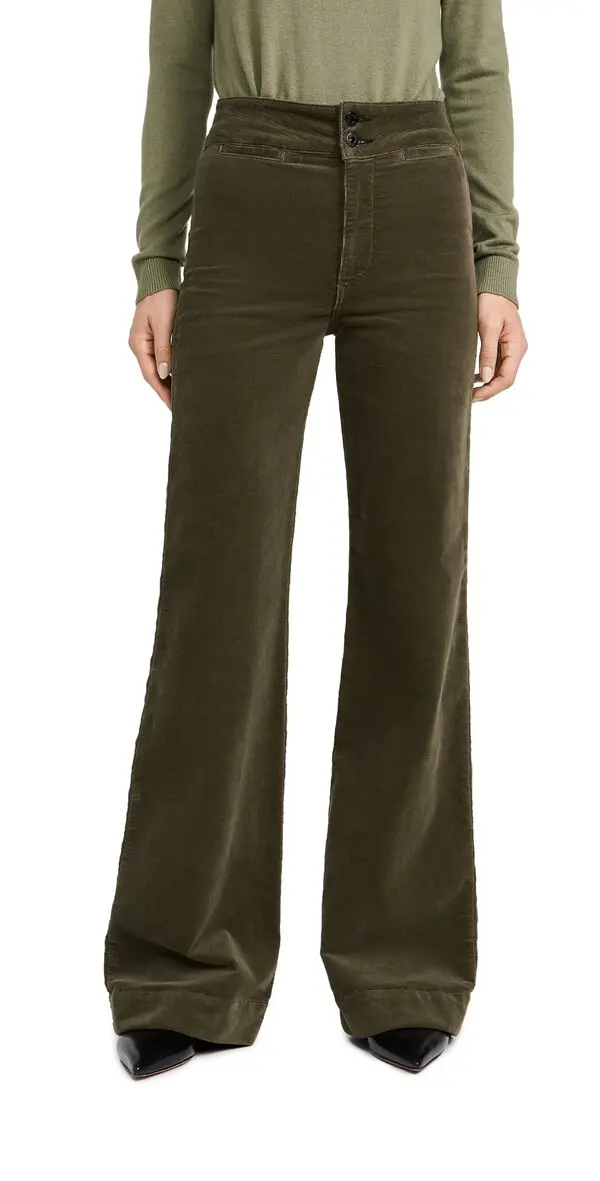 ASKK NY Brighton Wide Leg Corduroy Pants