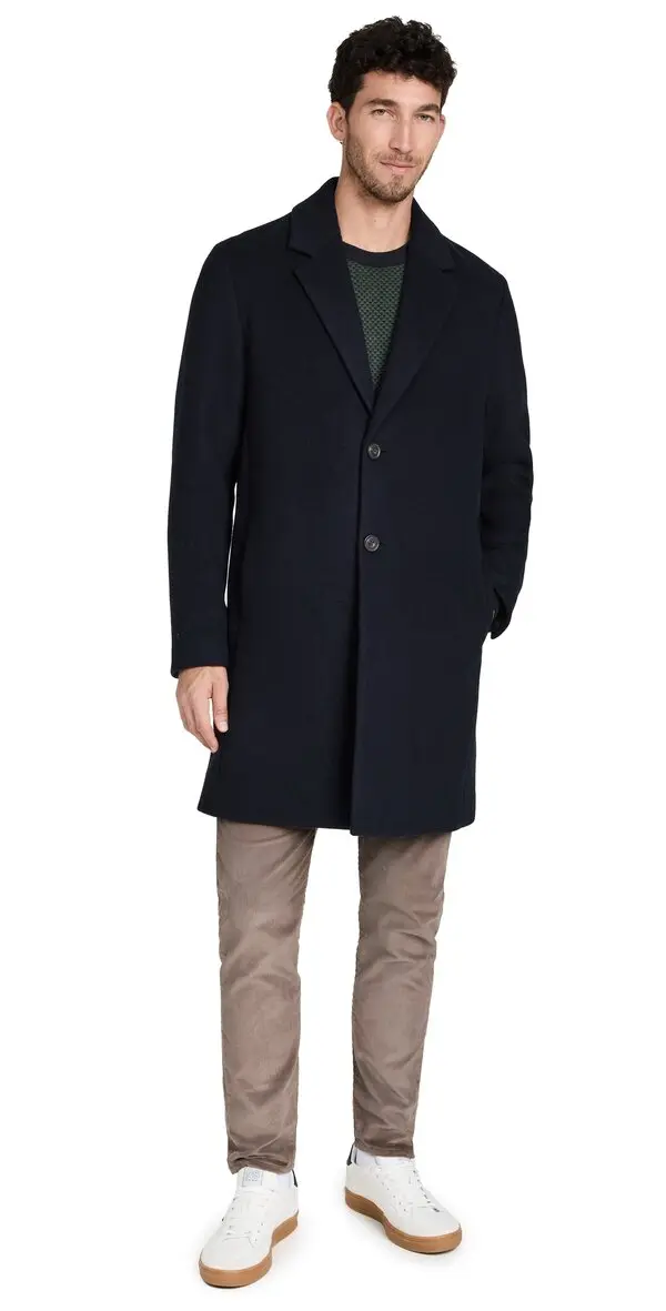 Vince Classic Coat - Coastal