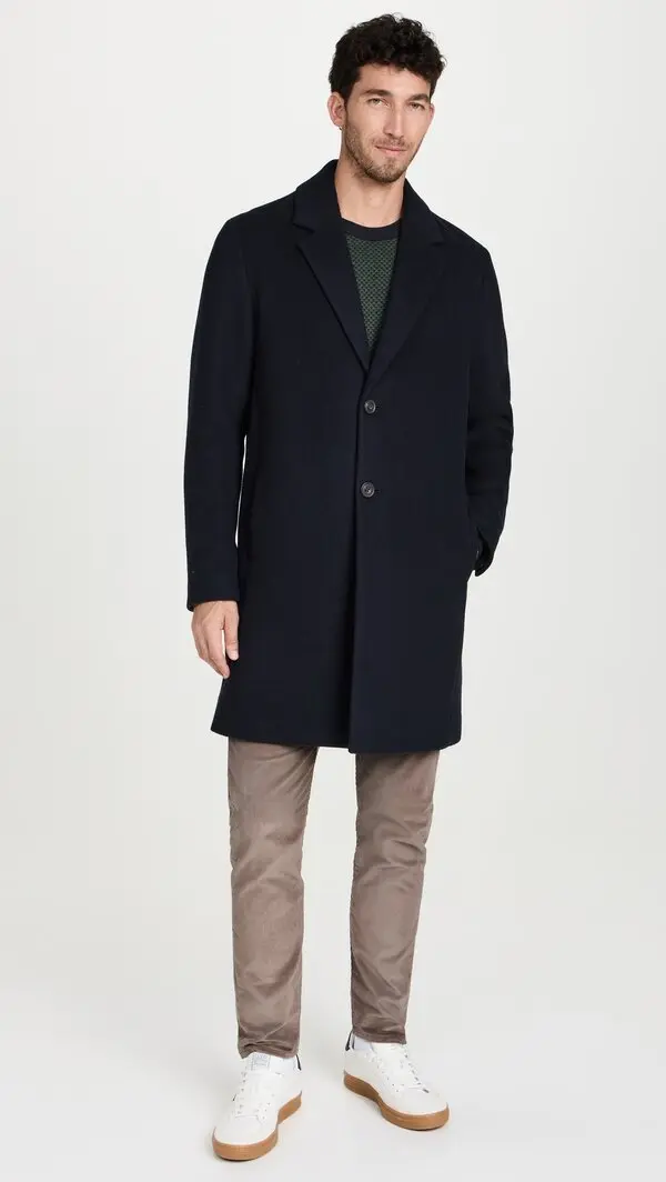 Vince Classic Coat - Coastal