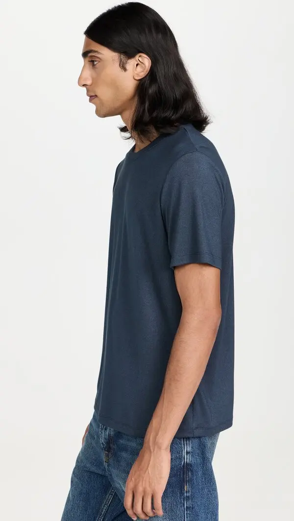 Theory Essential Tee In Anenome Milano - Eclipse Multi