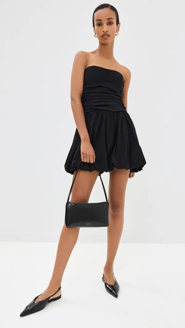 black clea dress Reformation Mini - 110125 Baby Blue Drop Waist Skirt:Midi feeling fabric with soft