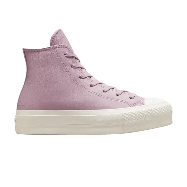 CONVERSE Chuck Taylor All Star Lift Platform Leather High Top Sneakers - Purple