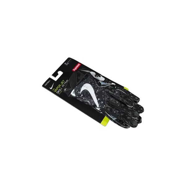 Supreme X Nike Vapor Jet 4.0 Football Gloves - Black | Editorialist