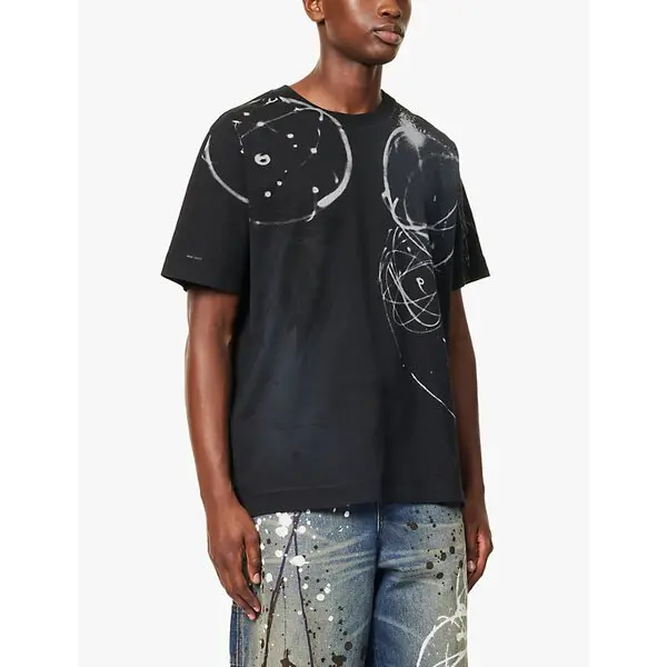 Marc Jacobs X Futura Big Graphic-Pattern Cotton-Jersey T-Shirt 