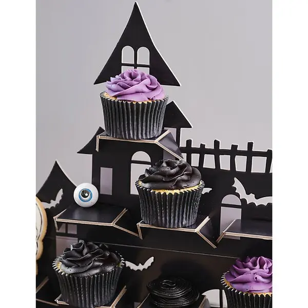 GINGER RAY Haunted House Treat Stand 50cm