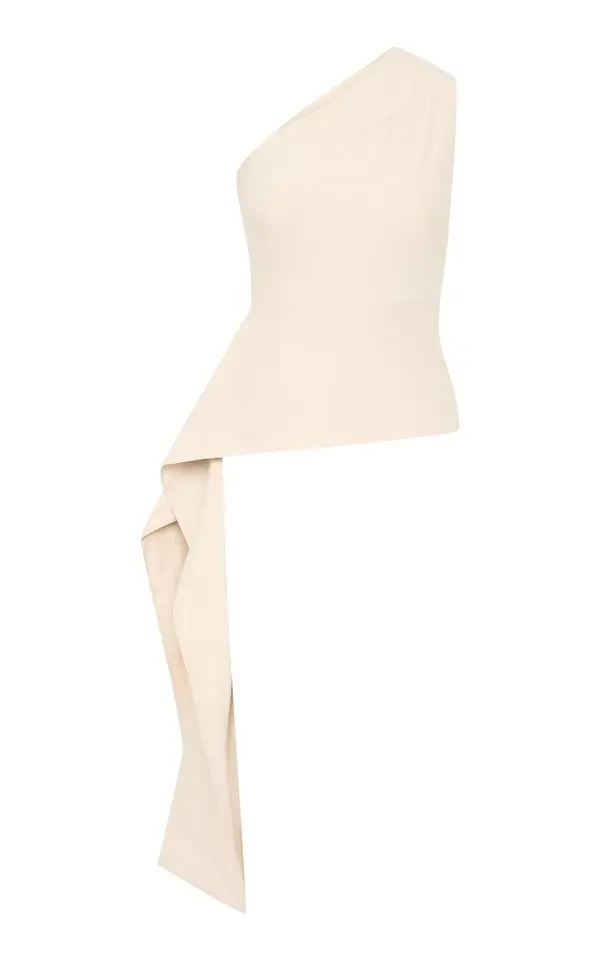 ST. AGNI Asymmetric Origami Top - Off-white