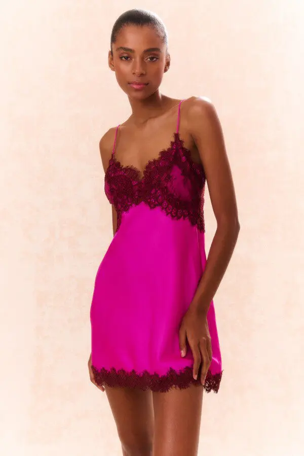 lace trim mini slip dress Buy SoSoft Modal Lace-Trim Mini Slip Dress, Black - Order Slips online