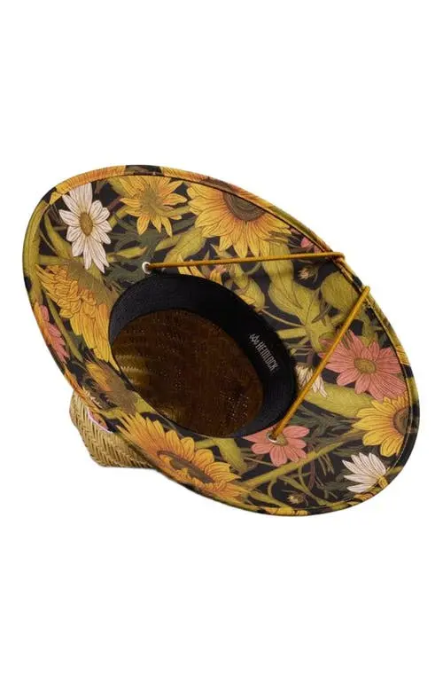 HEMLOCK HAT CO Woodstock Straw Lifeguard Hat - Sunflower