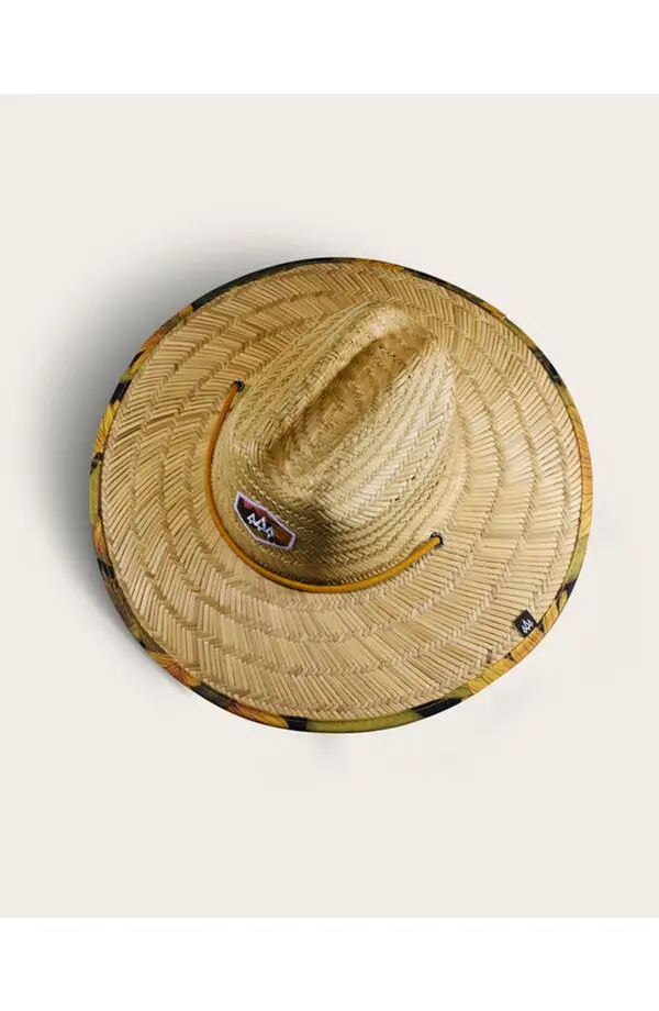 HEMLOCK HAT CO Woodstock Straw Lifeguard Hat - Sunflower