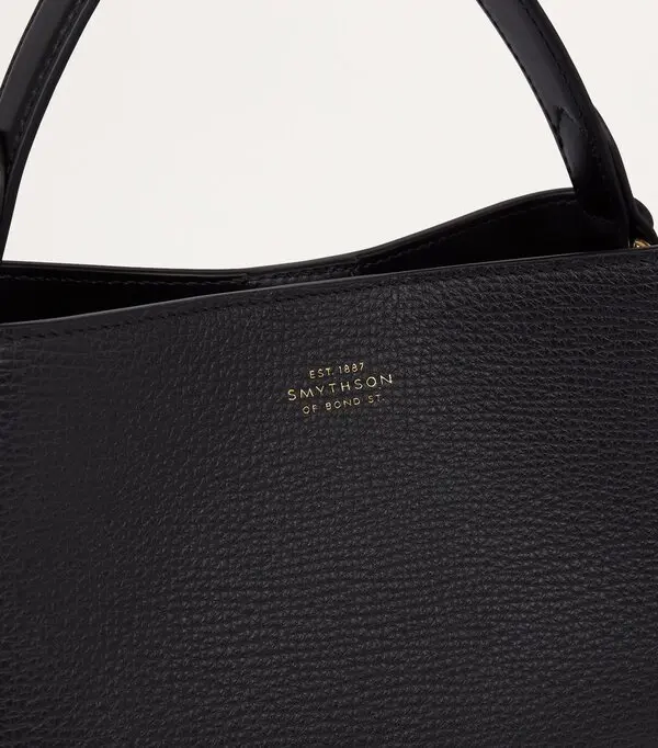 Smythson Ludlow Leather Day Top-handle Bag - Black