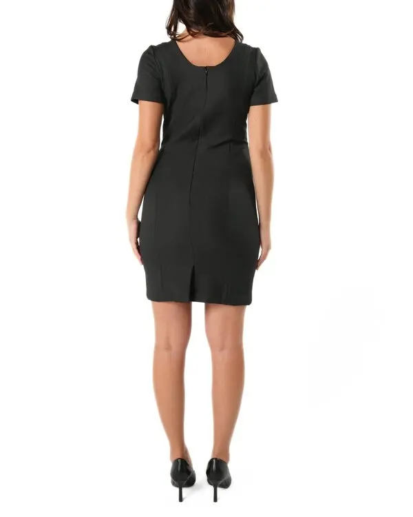 nursing bodycon dress Full Body Maternity & Nursing Sweater Dress M / Black main image 1