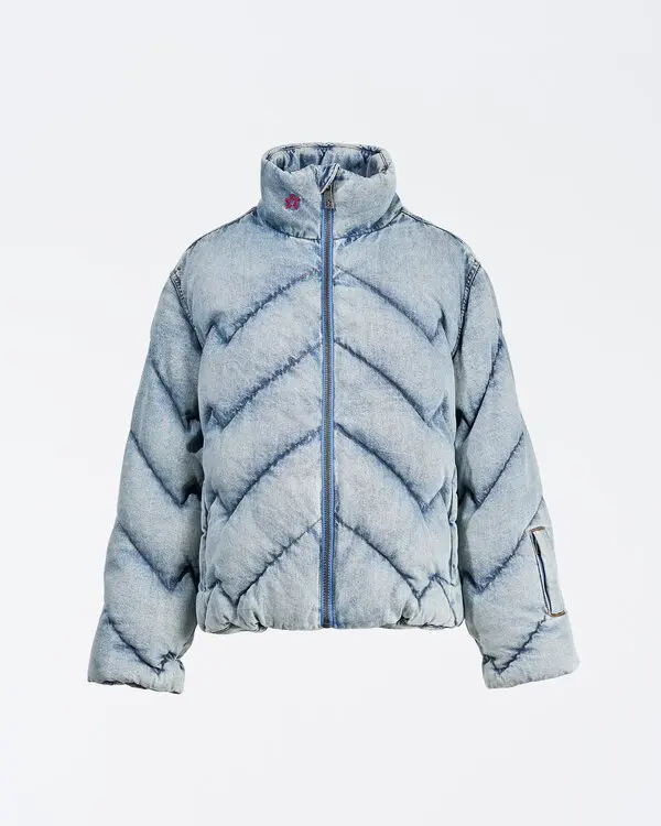 Perfect Moment Denim Puffer Jacket