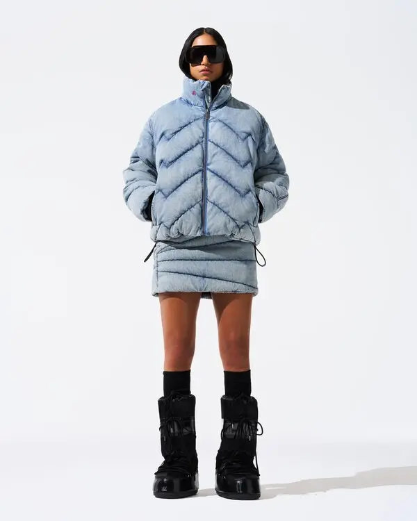 Perfect Moment Denim Puffer Jacket